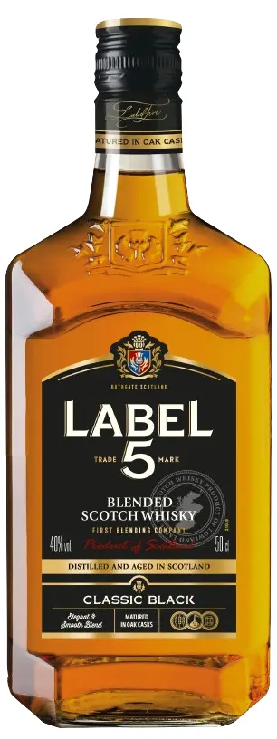 Label 5 Viski, 0.5 l