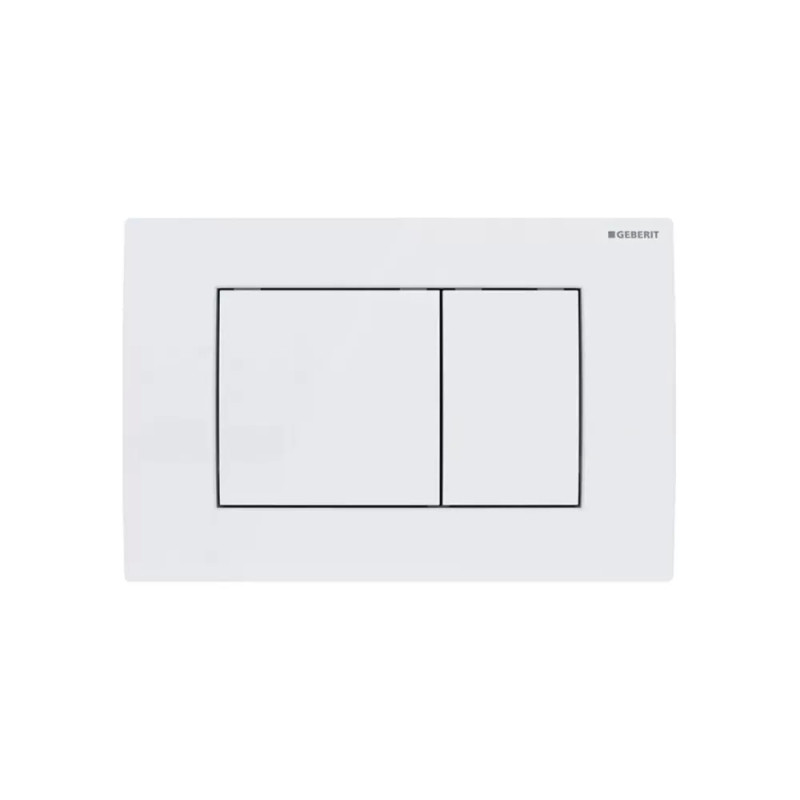Tipka Geberit Delta20 Square alpsko bela 115.137.11.1