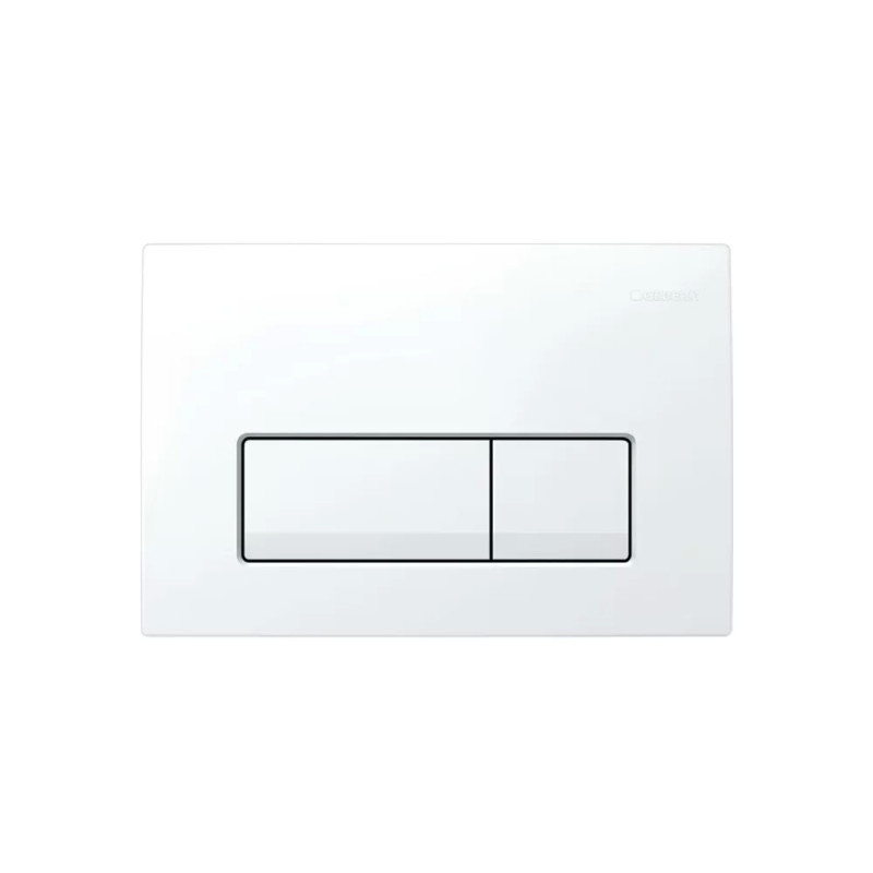 Tipka Geberit Delta50 Square alpsko bela 115.119.11.1