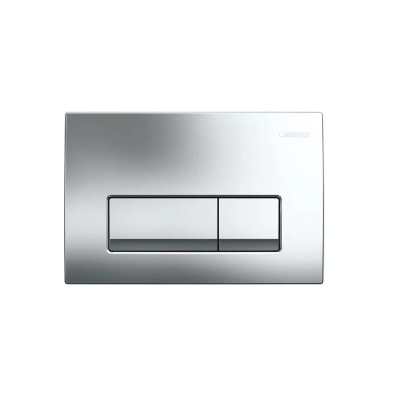 Tipka Geberit Delta50 Square hrom sjaj 115.119.21.1