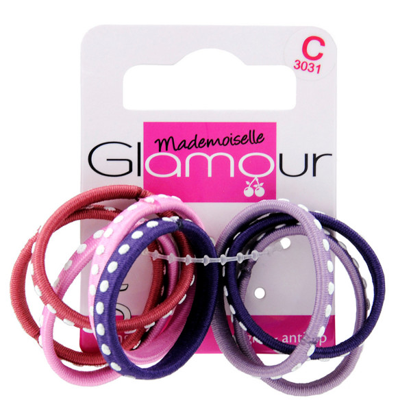 Glamour gumice za kosu 8kom