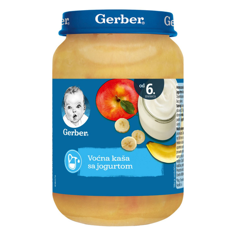 Gerber kašica voće sa jogurtom 190g