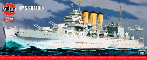 Airfix 03203V HMS Suffolk (Vintage Classics)