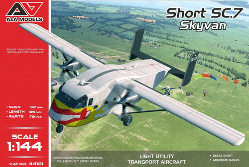 NEW! A & A Models 44101 Short SC.7 Skyvan