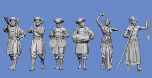 NEW! Germania-Figuren 35-CIV-0015 Indian Street Festival