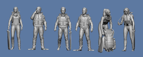 NEW! Germania-Figuren 48-CIV-0004 Diver II