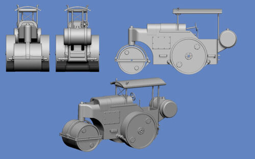 Germania-Figuren 48-Bau-1053 Kaelble Road Roller