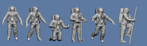 NEW! Germania-Figuren 32-CIV-0005 NASA Astronauts