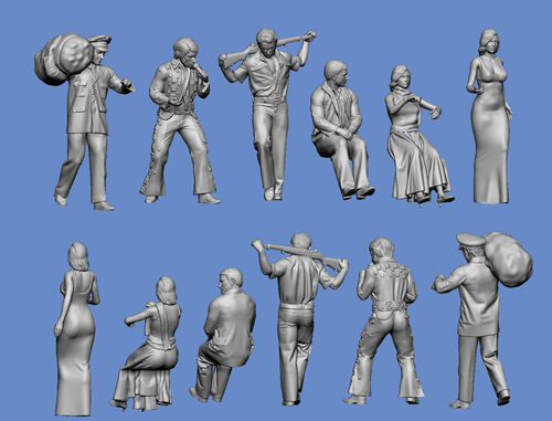 Germania-Figuren 32-CIV-0006 Hollywood Movie Stars