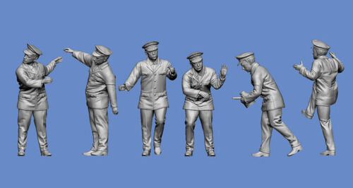 NEW! Germania-Figuren 48-WW2-1102 Reichsbahn Personnel For KÖF II