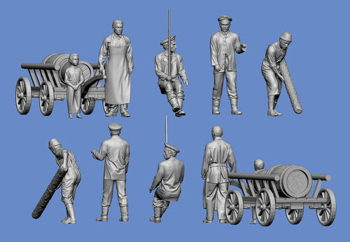 NEW! Germania-Figuren 72-SAX-0012 Working Men