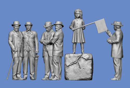 NEW! Germania-Figuren 72-German-0006 At The Boxes I