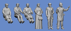 NEW! Germania-Figuren 72-German-0009 Juliet Lockert - Patron Of The Race And Various Drivers