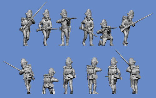 NEW! Germania-Figuren 72-NAP-9031 German Grenadiers II