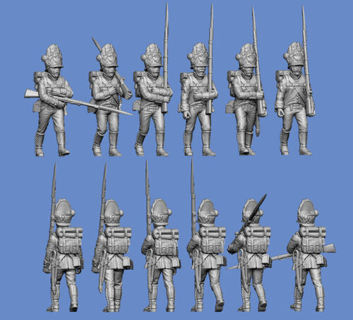 NEW! Germania-Figuren 72-NAP-9032 German Grenadiers III