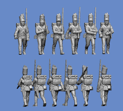 NEW! Germania-Figuren 72-NAP-9051 Border Troops II