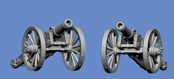 NEW! Germania-Figuren 72-NAP-9061a Austrian Artillery - 6-Pounder Field Gun