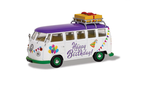 NEW! Corgi CC02734 Volkswagen Campervan - Happy Birthday