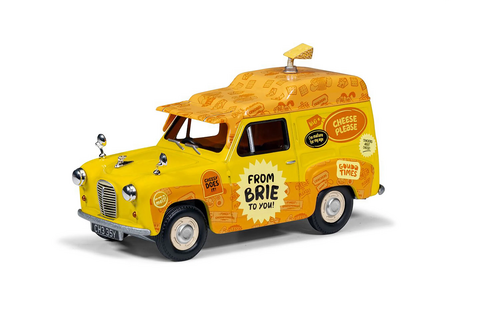 NEW! Corgi CC80506 Wallace & Gromit - Austin A35 Van / Cheese Please! Delivery Van