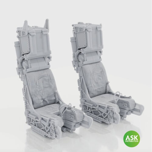 NEW! Art Scale Kit A32041 Grumman F-14 D Tomcat - 3D-Printed SJU-17 Ejection Seat excluding Seat Belts (2 pcs / for Trumpeter Kits)