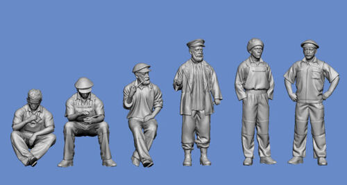 NEW! Germania-Figuren 32-CIV-0008 Fishermen/Seamen 1950 - Summer I
