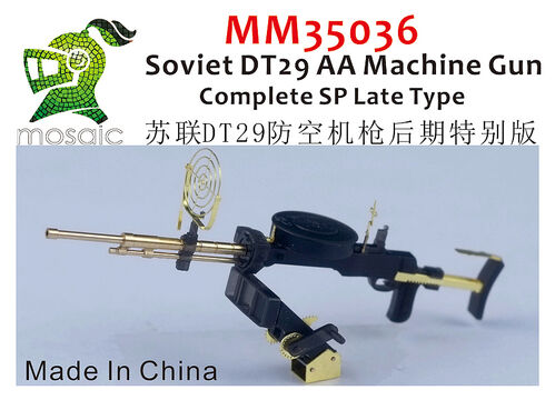 Mosaic Model MM35036 Soviet WWII DT-29 AA Machine Gun Late Type Special Set