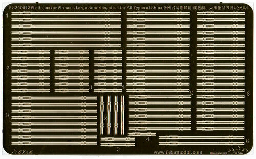 NEW! Five Star Model 200012 Fix Ropes for Pinnace, Large Sundries, etc. (One for All Types of Ships)