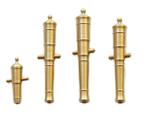NEW! HiSModel SET-CON006 USS Constitution and USS United States - Brass Guns (53 pcs / for Revell Kits)