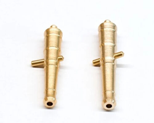 NEW! HiSModel SET-CON1-76-06 USS Constitution - Set of 30 Brass Guns for Lower Deck (for Model Shipways Kits)