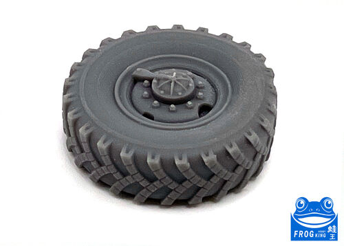 Frog King Hobby 72014 Ural-4320 Truck - Flatten Gravity Tires (3D-Printed)
