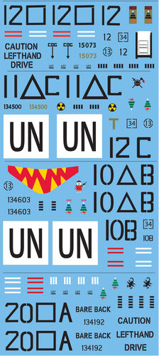 NEW! Callsign Models 35129 Australian M113 - Decals East Timor Big Set