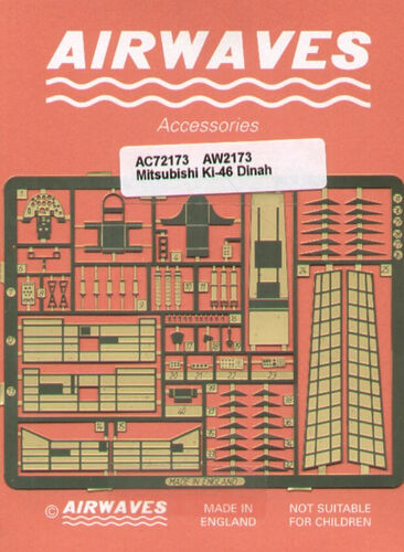 Airwaves C72173 Mitsubishi Ki-46 - 90 parts Detail Set (designed to be used with Airfix kits)