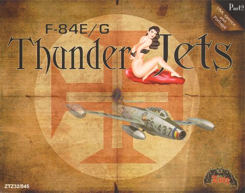 Zotz Decals 32045 Republic F-84 E/G Thunderjet (3 schemes)