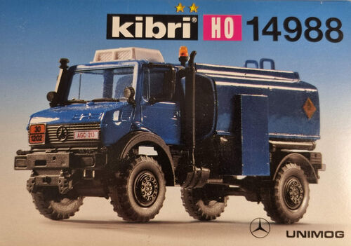 NEW! Kibri 14988 Unimog with Tanker