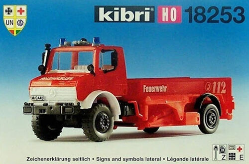 NEW! Kibri 18253 Unimog with Hydraulic Tipper Body Feurwehr