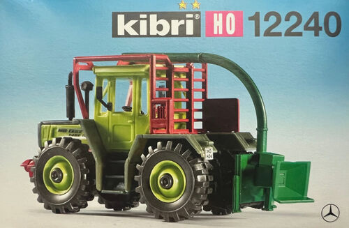 NEW! Kibri 12240 Mercedes-Benz Tractor with a Winch and Branch Shredding Equipment