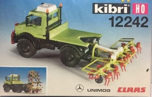 NEW! Kibri 12242 Unimog Flatbed with Scarifier