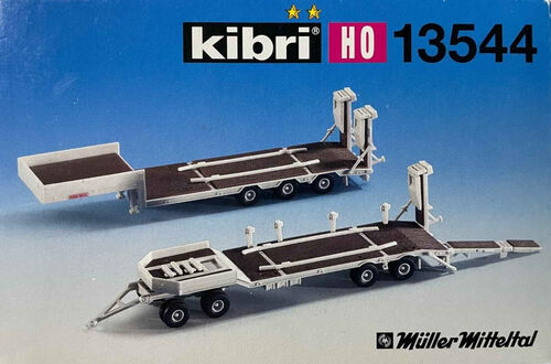 NEW! Kibri 13544 Muller-Mitteltal Three-Axle Semi-Trailer and 4-Axle Trailer For Vehicle Transport