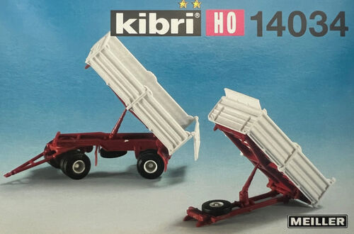 NEW! Kibri 14034 Meiller Two-Axle Trailer and Tipper Unit without Chassis