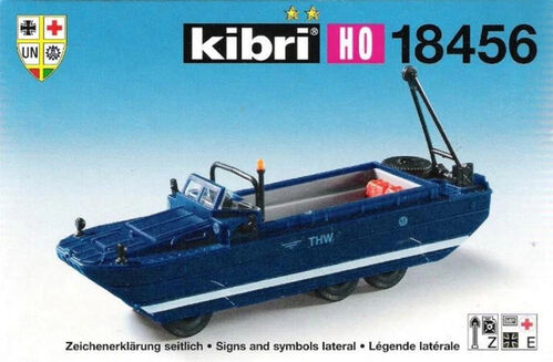 NEW! Kibri 18456 Amphibious Vehicle (THW)