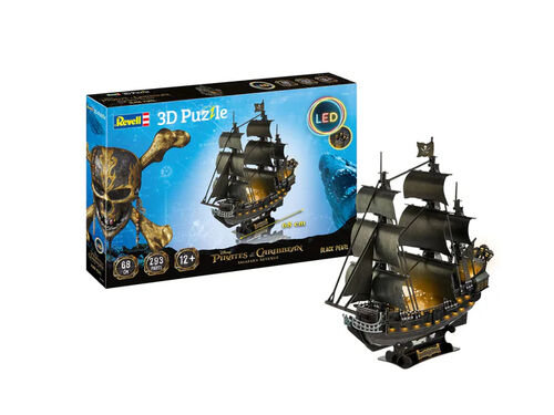 Revell 00155 3D Puzzle Black Pearl - LED Edition
