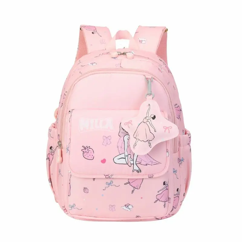 Ranac za devojčice Ballerina Milla 90405, Roze