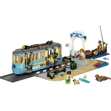 Klasični tramvaj na plaži