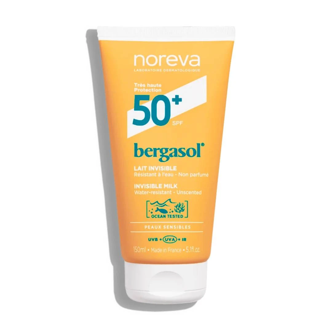 noreva BERGASOL Nevidljivo Mleko za Zaštitu od Sunca SPF50+ 150 mL