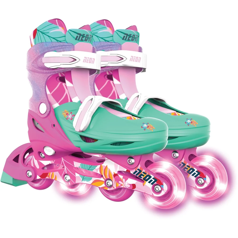 Yvolution Neon Combo roleri - FLORAL- veličina 30-33