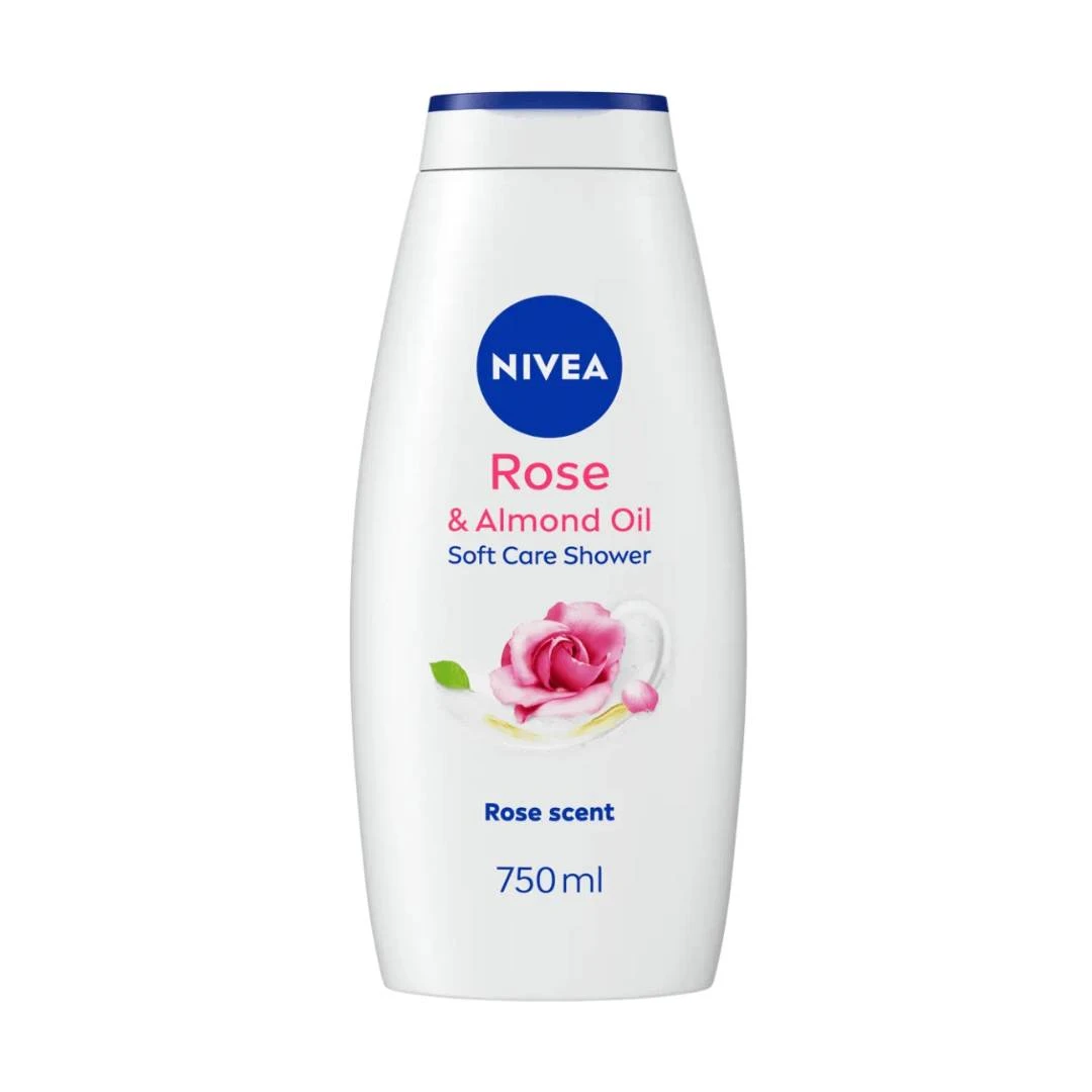 NIVEA Kremasti Gel za Tuširanje Rose&Almond Oil 750 mL