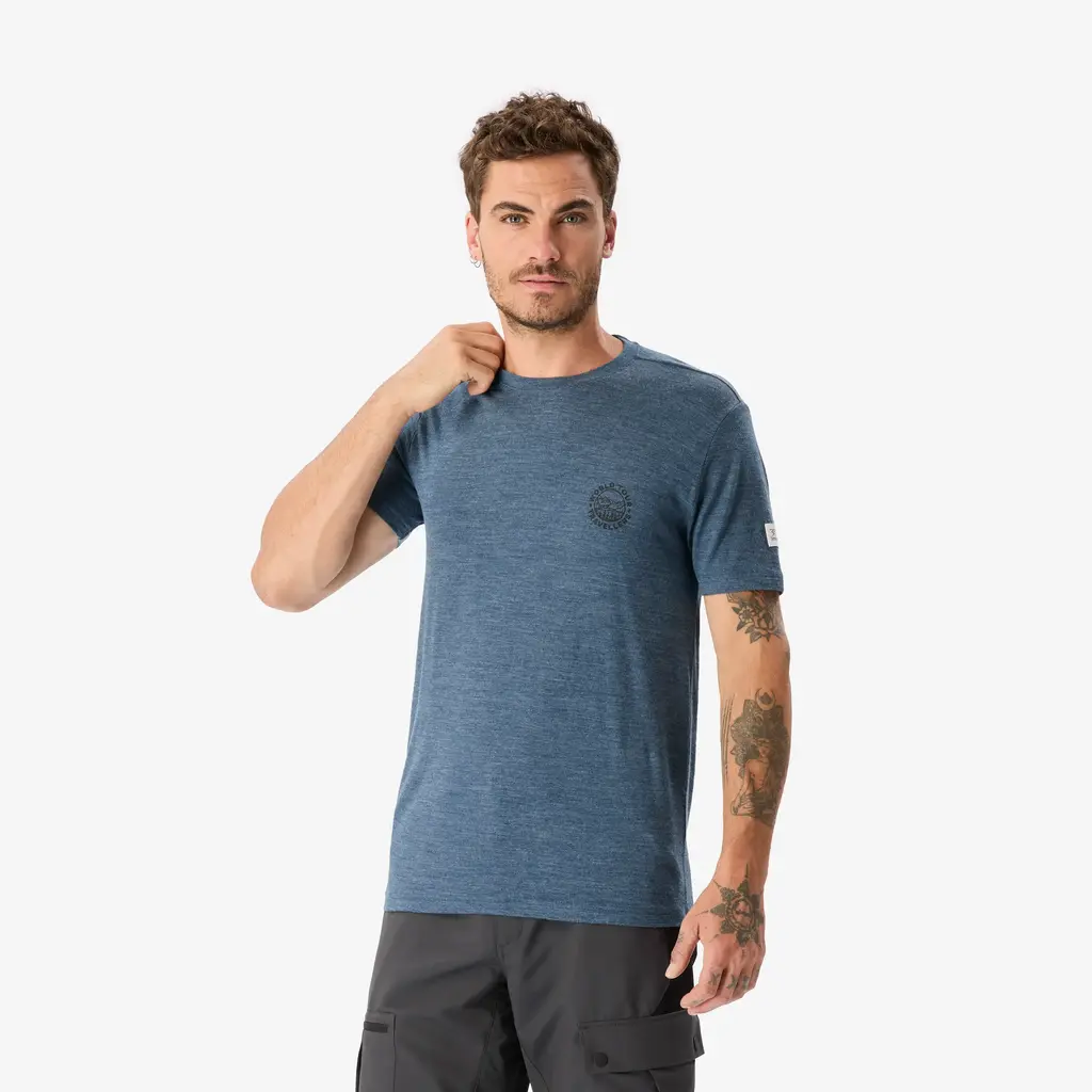 Muška majica za planinarenje Merino Fresh