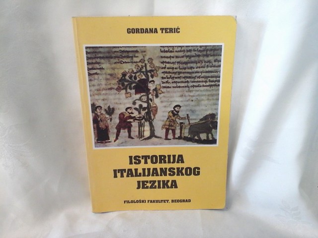 Istorija italijanskog jezika Gordana Terić