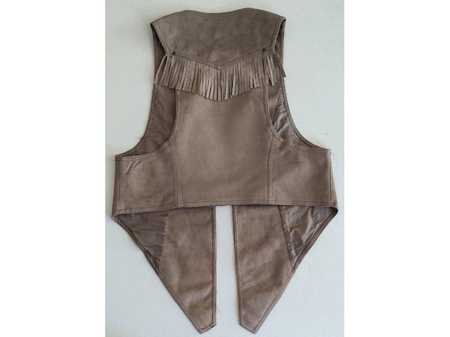 Sufty prsluk – Boho chic (imitacija antilopa)