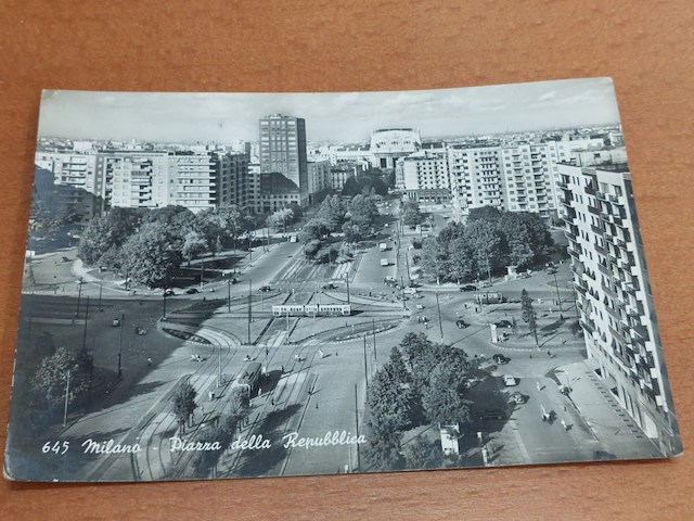 Razglednica Milano 1953